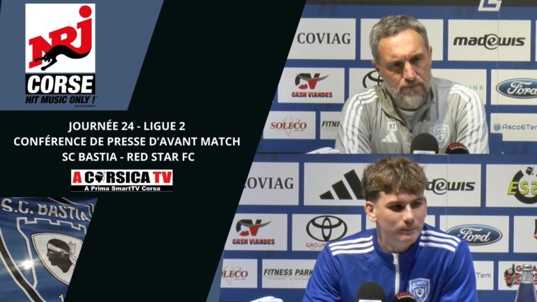 J24 / Red Star FC - SC Bastia : Conf de presse d'avant match de Florian ...