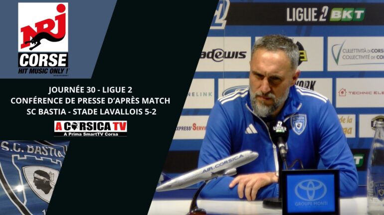 J30 / SC Bastia - Stade Lavallois 5-2 : Conférence de presse d'après match de Benoît Tavenot.